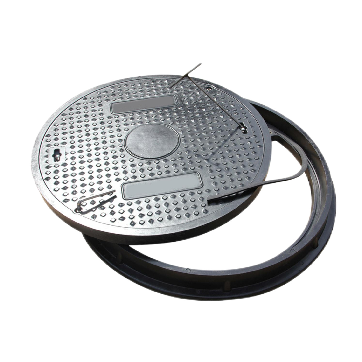 Lockable Lightweight SMC Manhole Covers For Gas And Oil Station