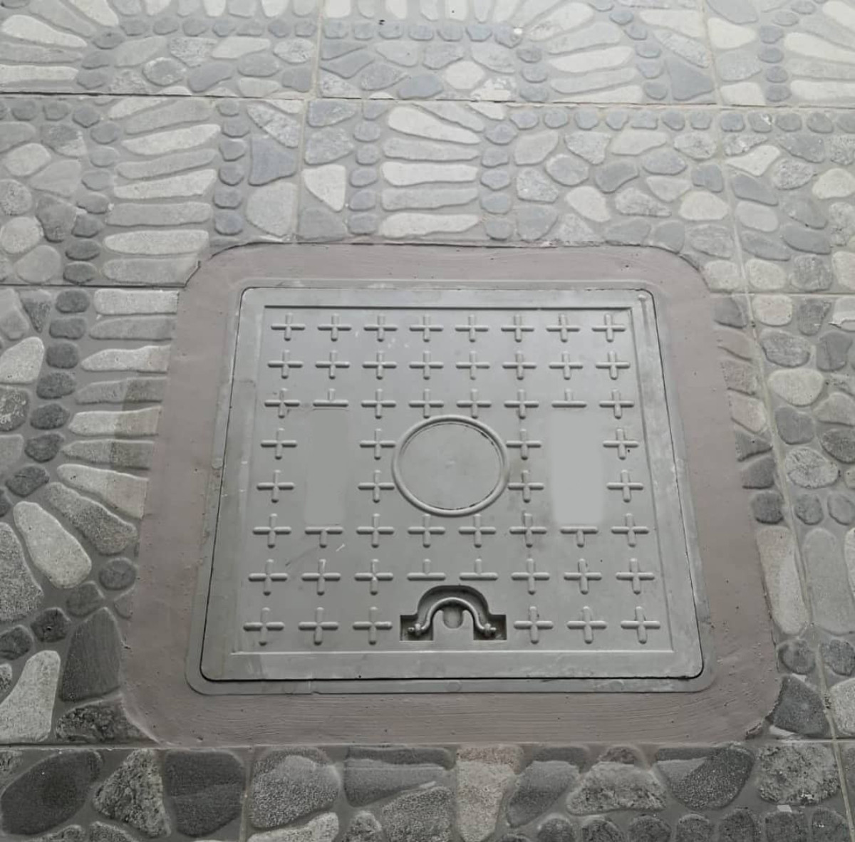 CE/ISO En124 Ductile D400 Hinged Manhole Cover SMC Square Fiberglass ...
