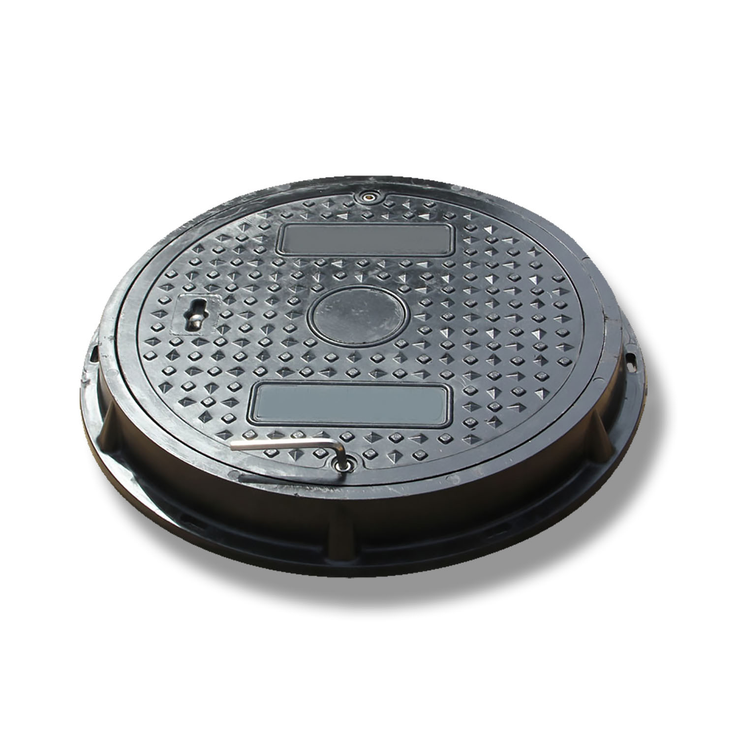 Composite SMC Round Manhole Cover 500mm Durable Maintenance Free Design