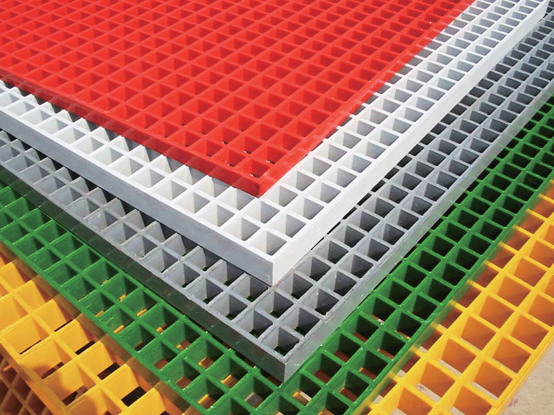 Durable FRP Grating Panel Lightweight And Corrosion Resistant For ...